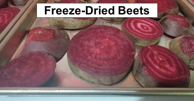 Freeze-Dried Beets – reThinkSurvival.com